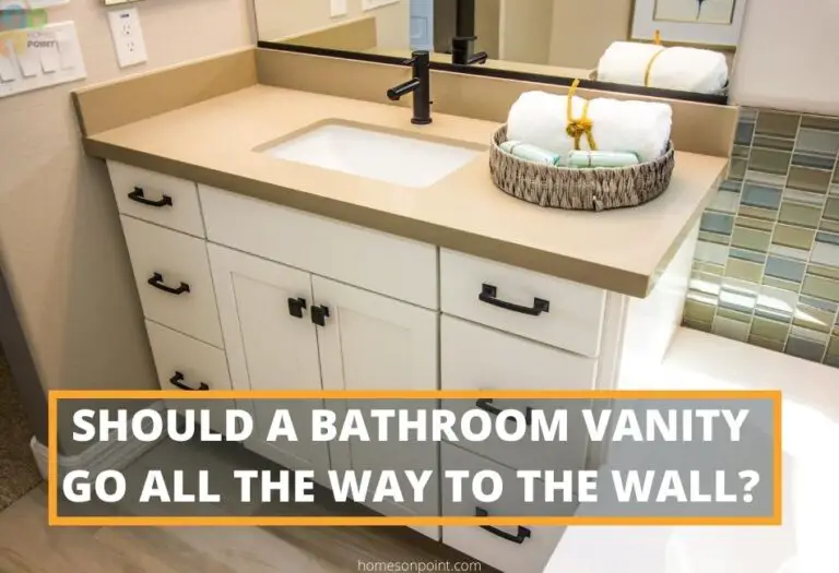 Should A Bathroom Vanity Go All The Way To The Wall? – Homes On Point